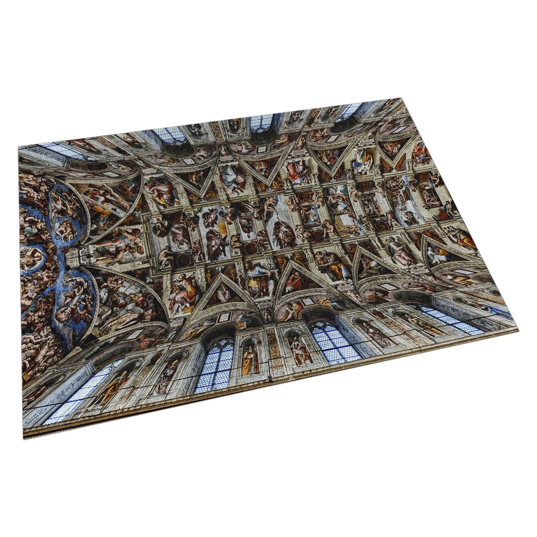 Not so Easy Sistine Chapel Ceiling 1000 Piece Jigsaw Puzzle - Etsy