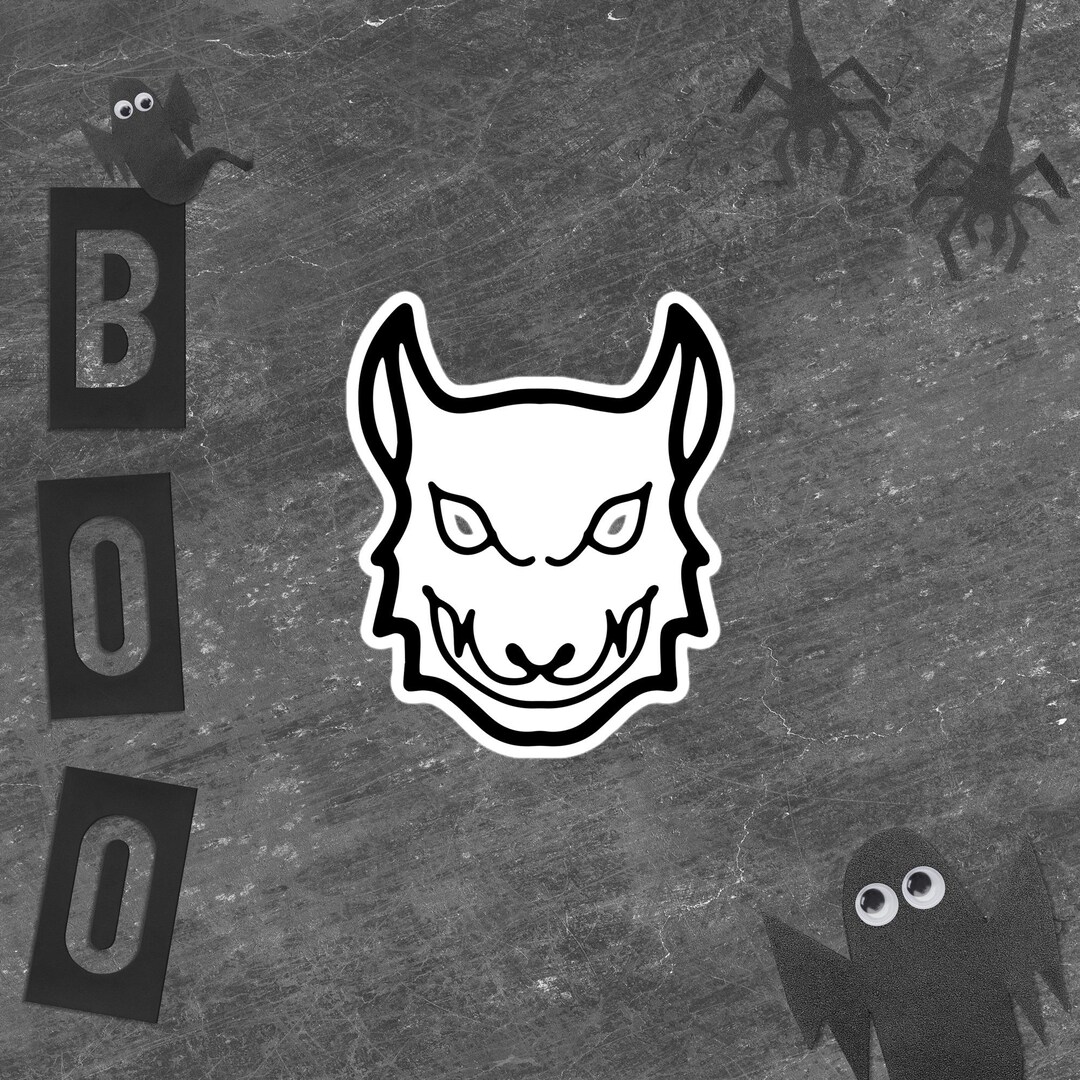 Monsters' Night Werewolf Bubble-free Stickers - Etsy