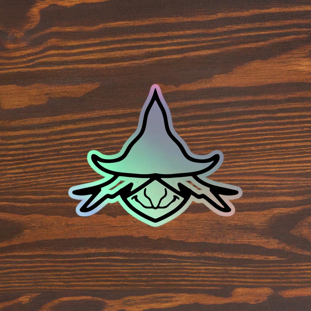Monsters' Night - Hag Holographic Stickers - Etsy