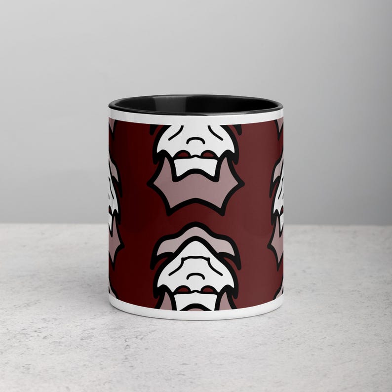 Monsters' Night Vampire Mug With Color Inside - Etsy