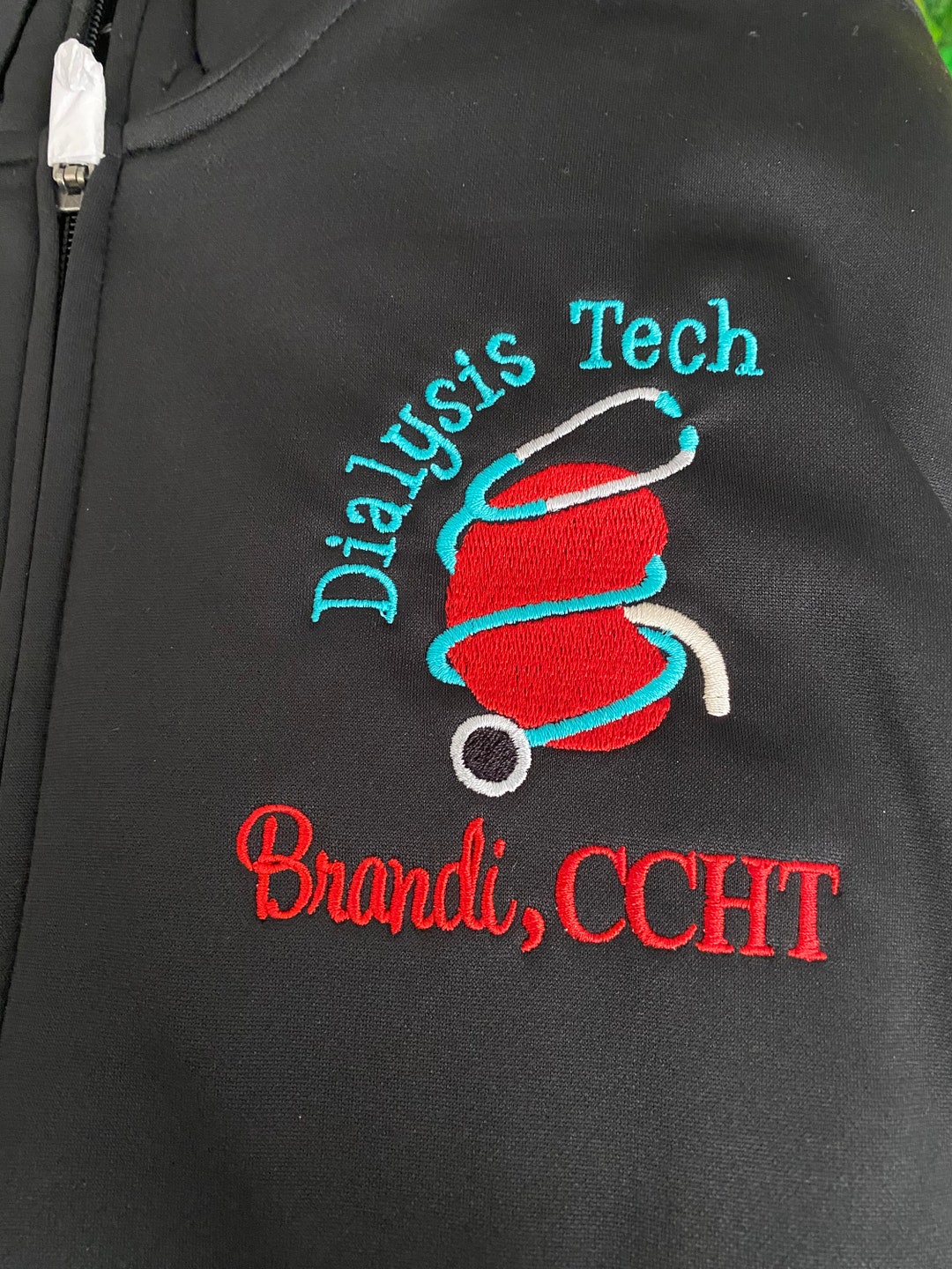 Dialysis Tech Polyester Fleece Jacket. Nephrologist. Dialysis Nurse ...