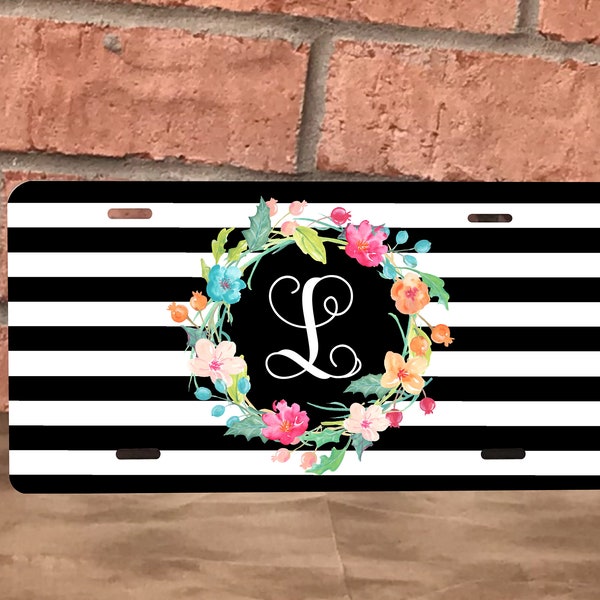 Black White Striped - Etsy
