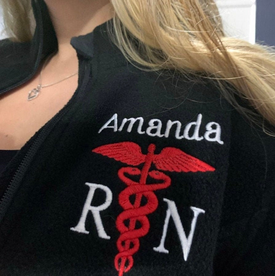Personalized Caduceus RN Jacket. BSN Jacket MA Jacket - Etsy UK