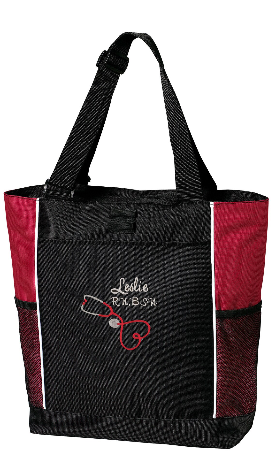 Personalized Nursing Tote Bag. RN Tote Bag. Heart Stethoscope - Etsy
