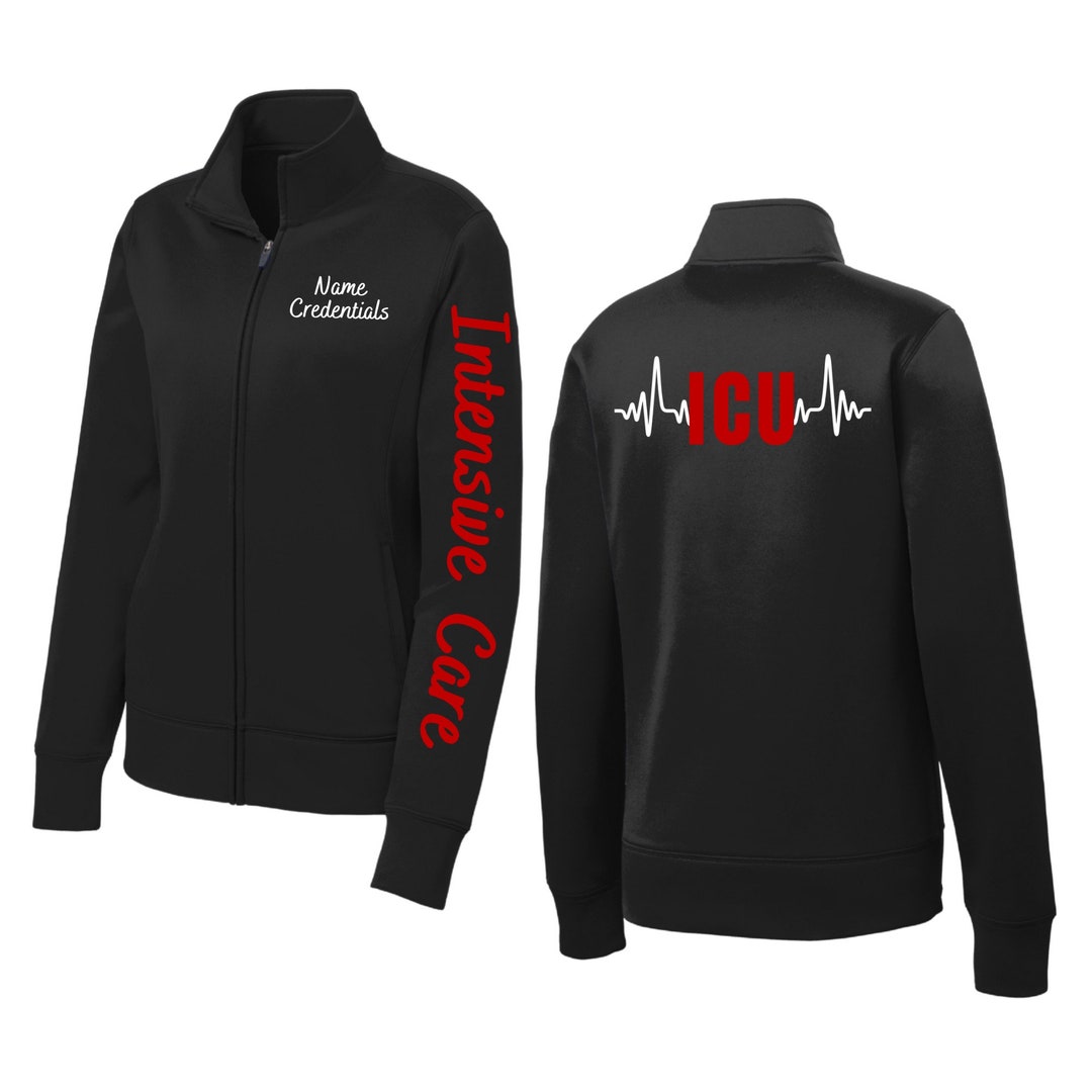 Intensive Care Unit Jacket. ICU Jacket. RN Jacket. Heart - Etsy