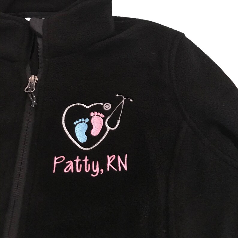 Neonatal ICU Jacket NICU Nurse Jacket Infant Footprints - Etsy