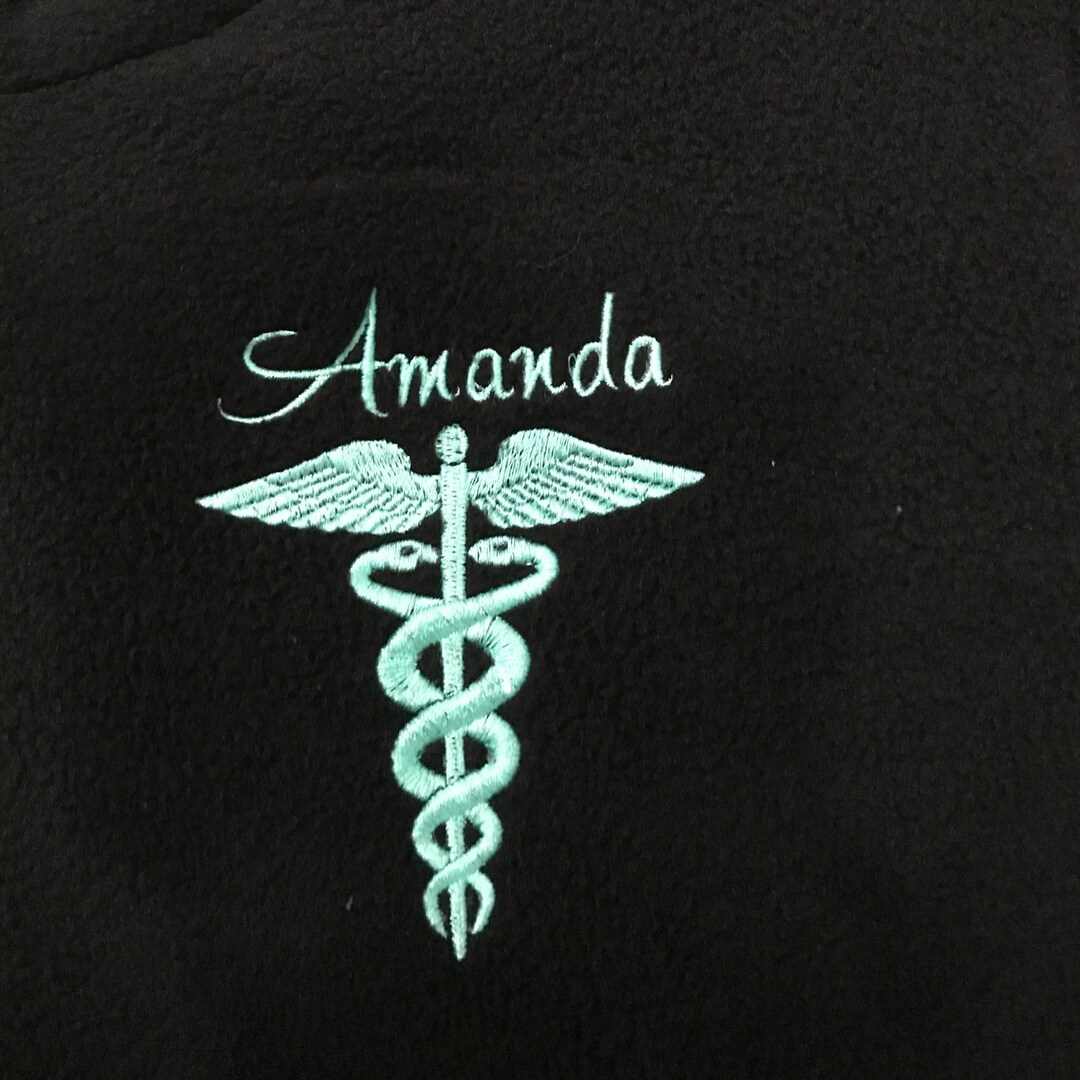 Personalized Caduceus Jacket. BSN Jacket, MA Jacket, RN Jacket, Nursing ...