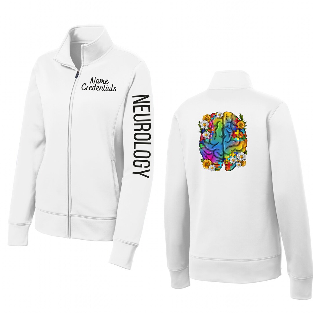 Neurology Jacket, Autism, APRN Jacket, Neuroscience, Neurologist Jacket. Neuro Nurse. Polyester ...