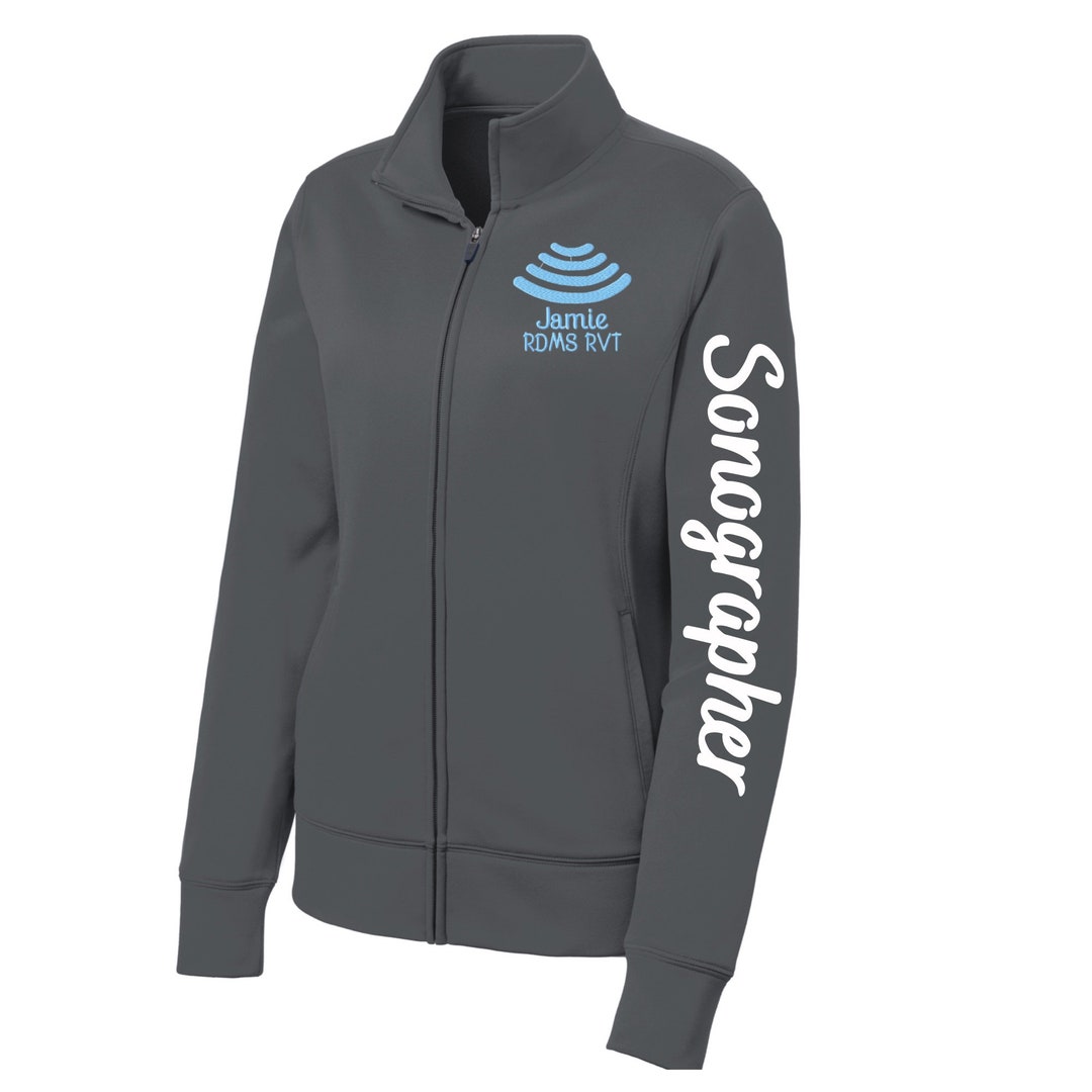 Sonographer, Sonography, RVT, Ultrasound, Polyester Fleece. White Print ...