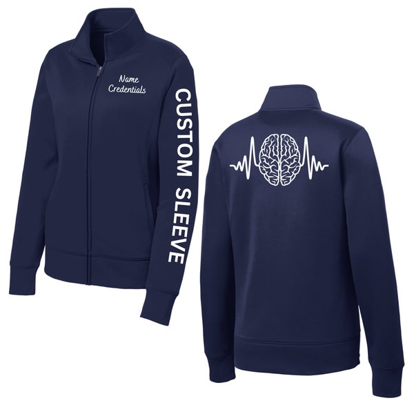 Custom Logo Fleece Jacket - Etsy