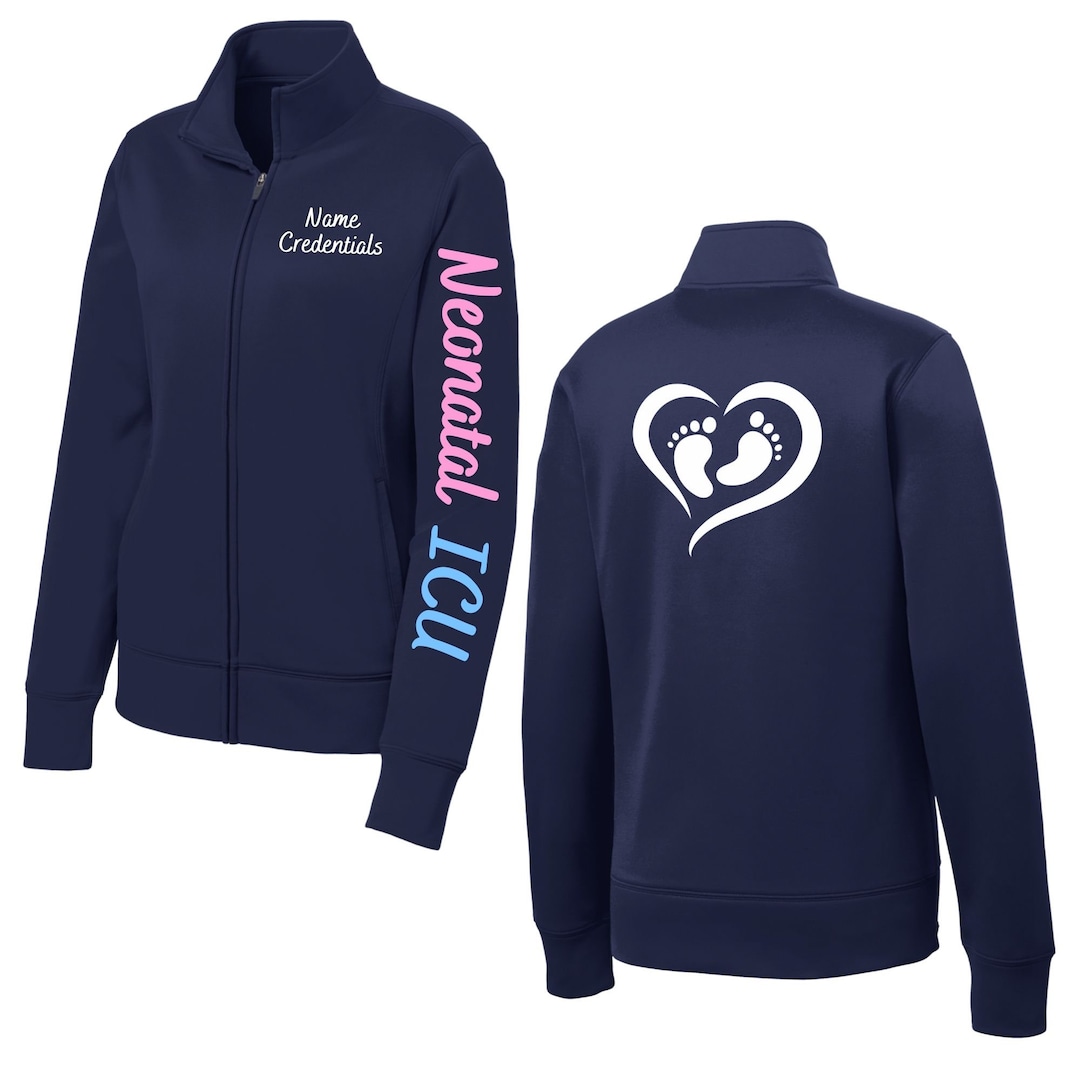 Neonatal ICU Jacket. NICU. Infant Feet. Heart. Polyester Fleece ...