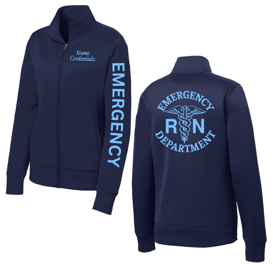 ER Nurse Jacket. EMERGENCY. Emergency Room Nurse. Emergency Department ...