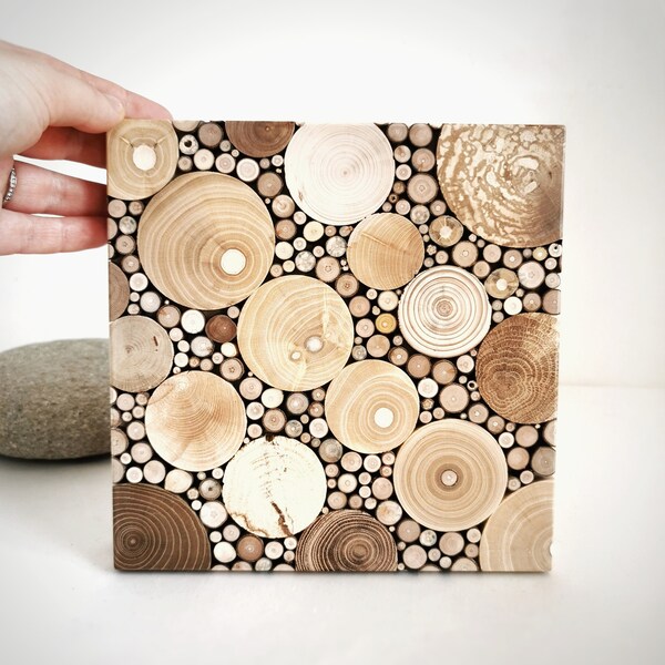 Wood Mosaic - Etsy