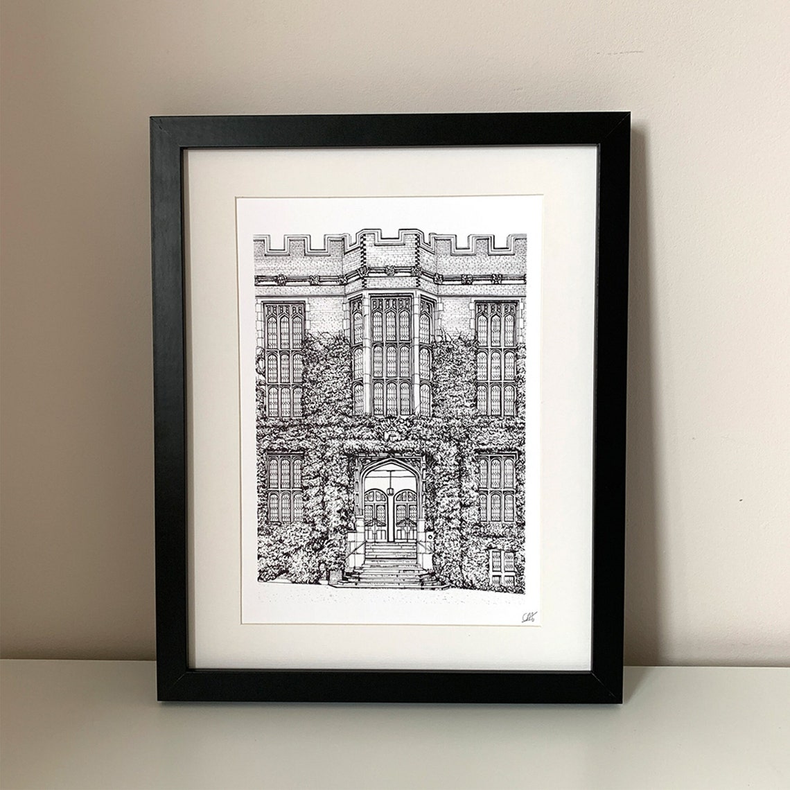 Sheffield City Print Firth Court University Building - Etsy UK