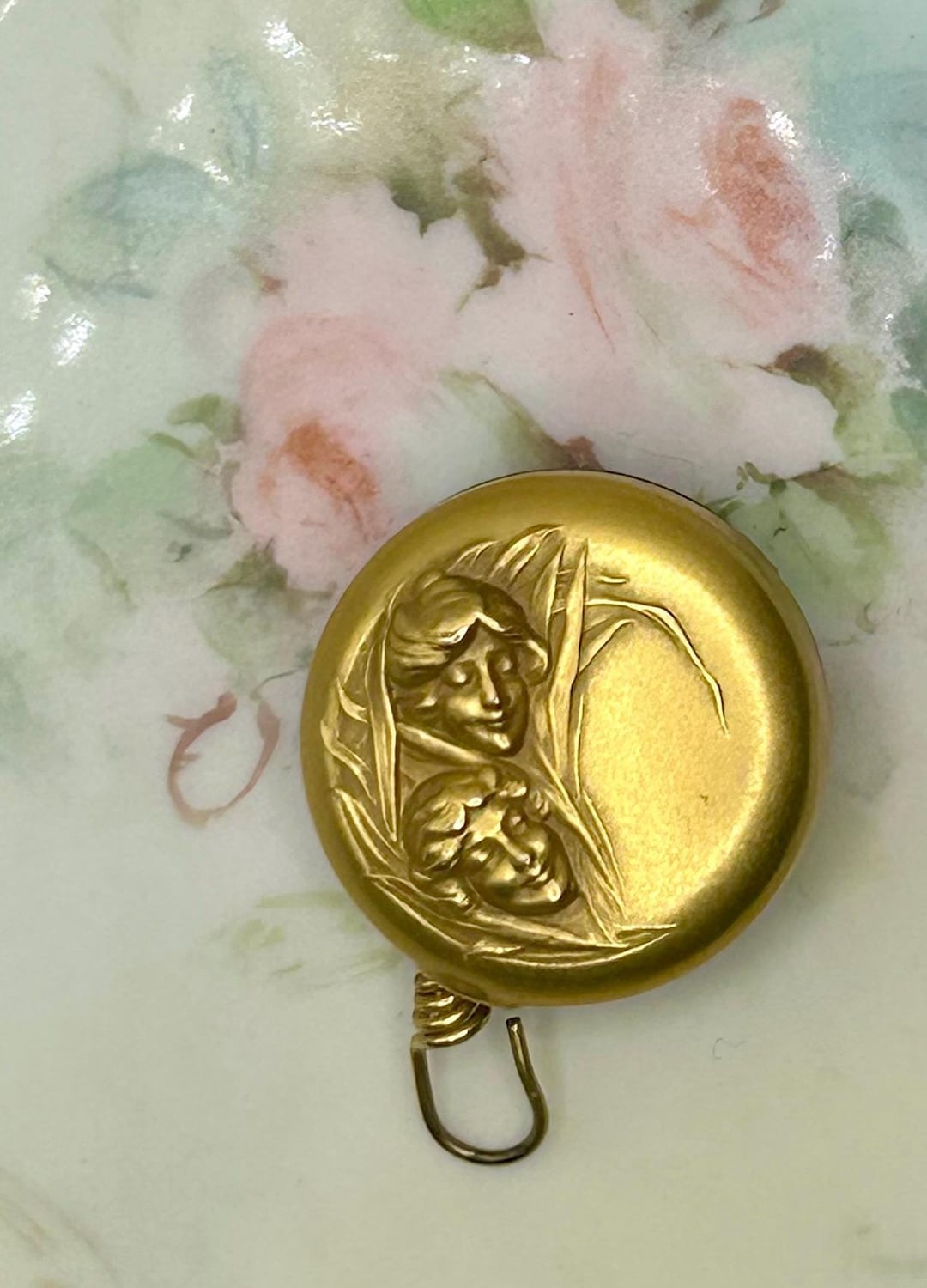 Art Nouveau Vintage 10K Gold Ketcham & Mcdougall Pin Brooch Retractable ...