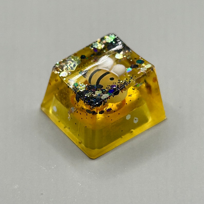 Handmade Keycaps “honeybee” Made From HQ Epoxy Resin for Mechanical ...