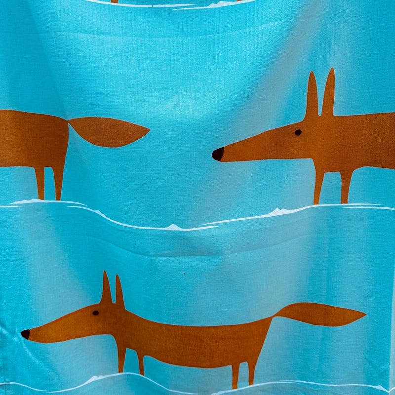 Scion Mr Fox Cushion - Etsy UK