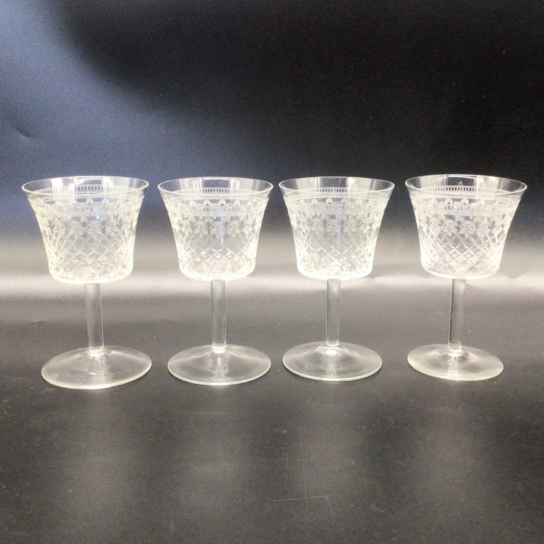 Four lady Hamilton Port Glasses, Gift for the Home, Birthday Gift ...