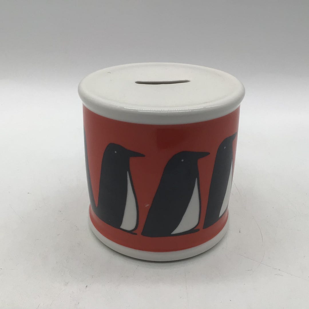 Scion Living Pedro Penguin Ceramic Money Box: Playful Home Decor - Etsy