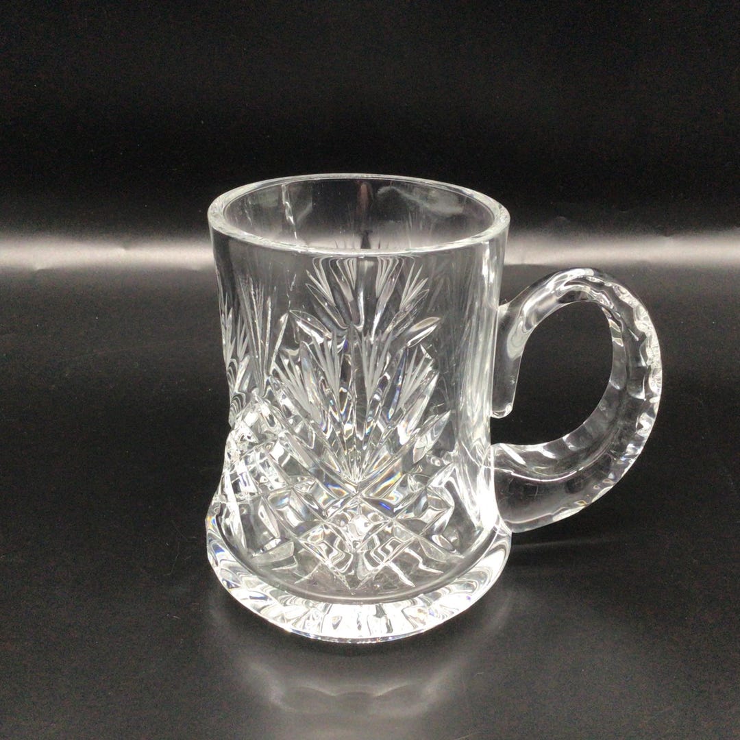 Vintage Edinburgh Crystal ”iona” Beer Glass or Tankard, Birthday Gift ...