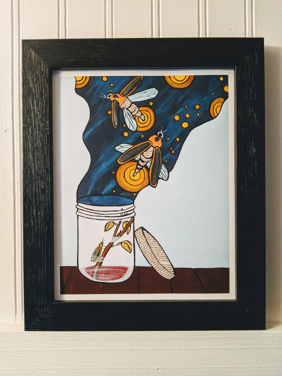 Flight of the Fireflies Art Print - Etsy