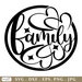 Family Svg, Family Cursive SVG, Family Wall Decor SVG, Family Design ...