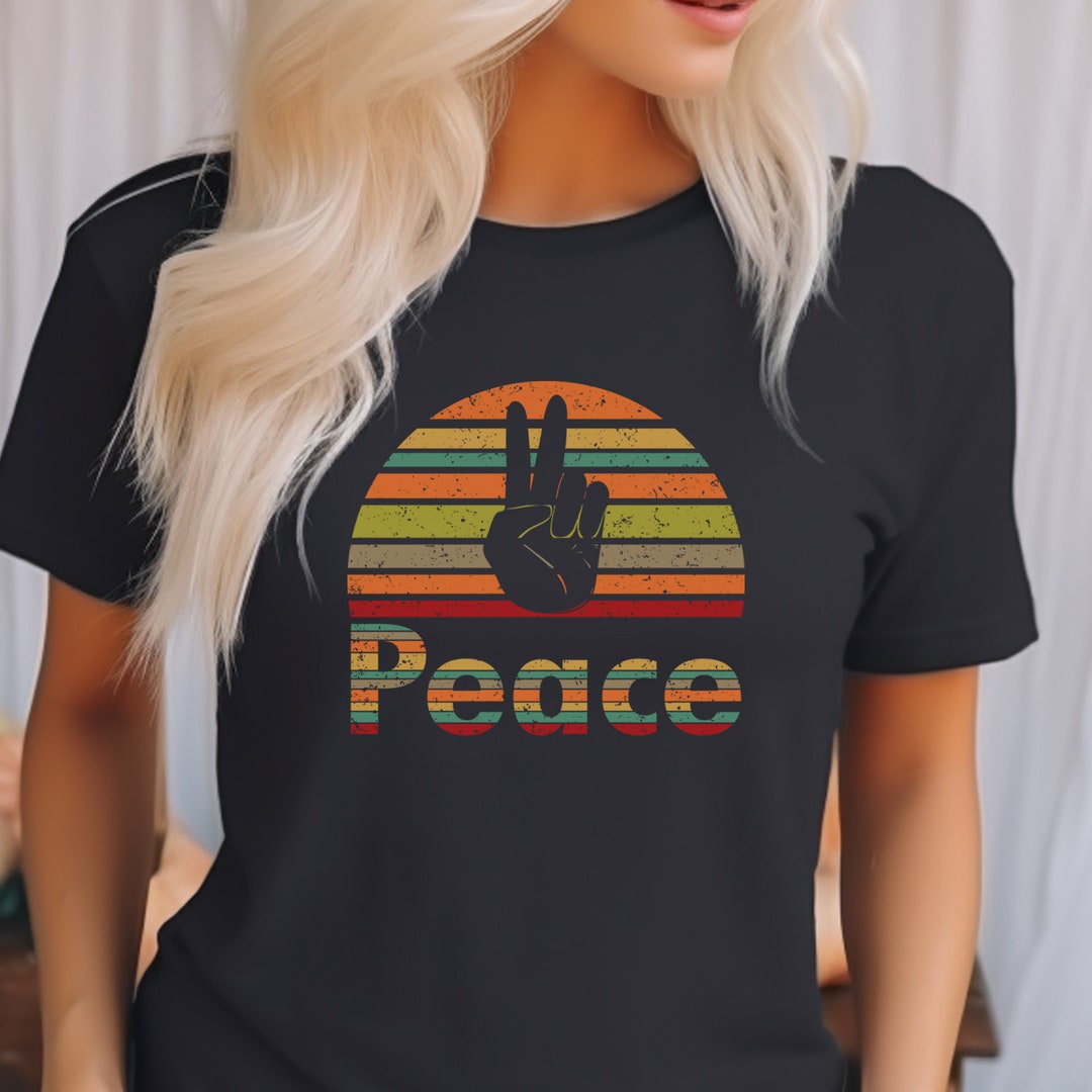 Hand Peace Png, Groovy Vibes Png Files, Groovy Girl Png, Retro Png ...