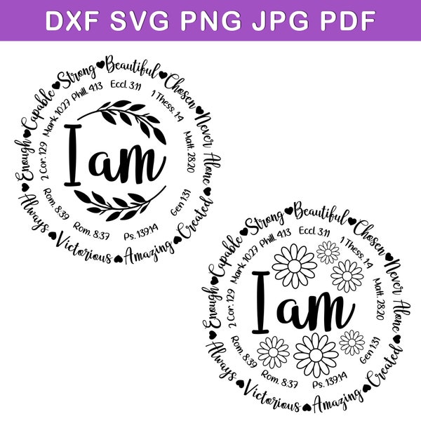 I Am Svg - Etsy