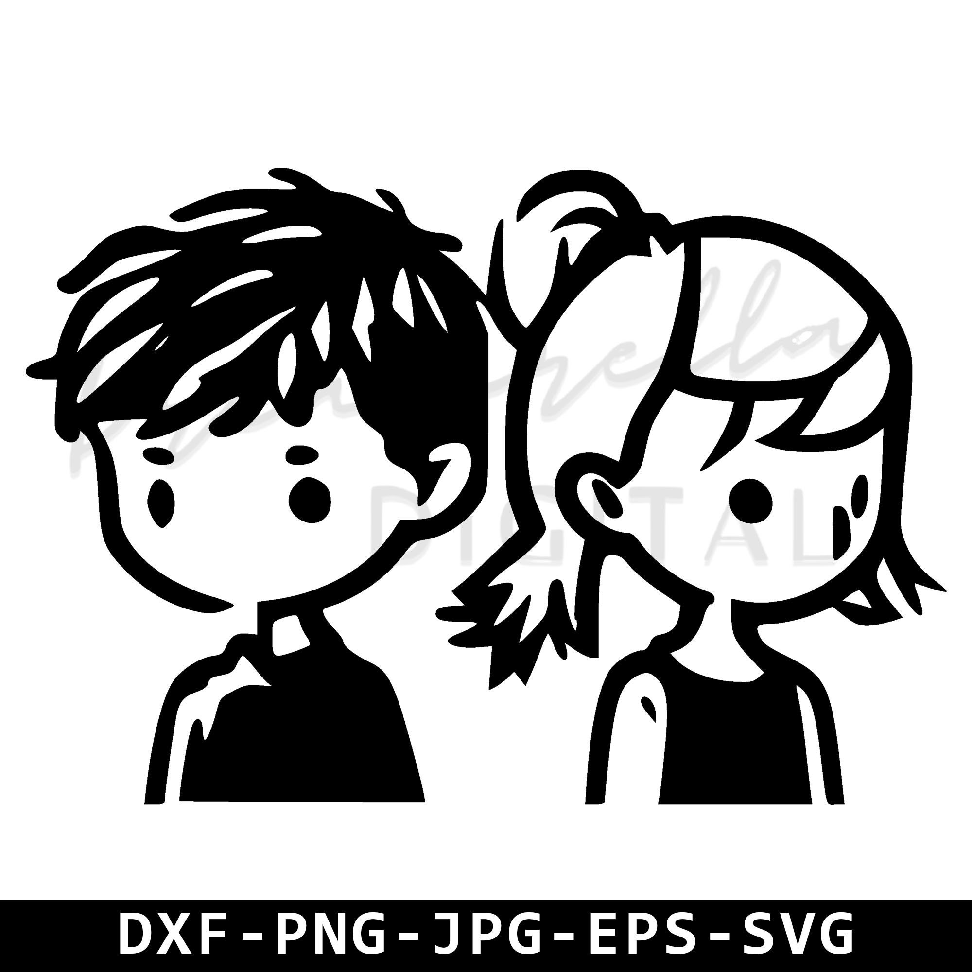 Kids Svg, Kids Png, Kids Clipart, Children Clipart, Cute Clipart, Child ...