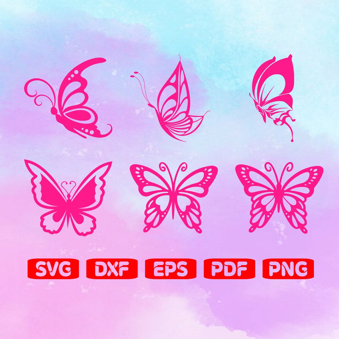 Butterfly Svg Butterfly Svg Bundle Layered Butterfly Bundle - Etsy