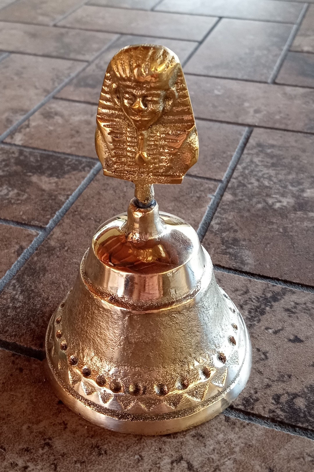 Tutankamon Egiptian Brass Bell 6 - Etsy