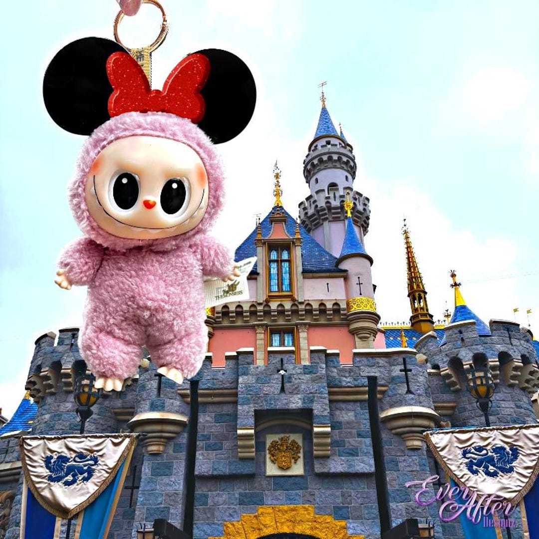 Labubu Minnie Ears Acrylic- Mouse Head Minnie Disney Labubu Mickey Ears ...