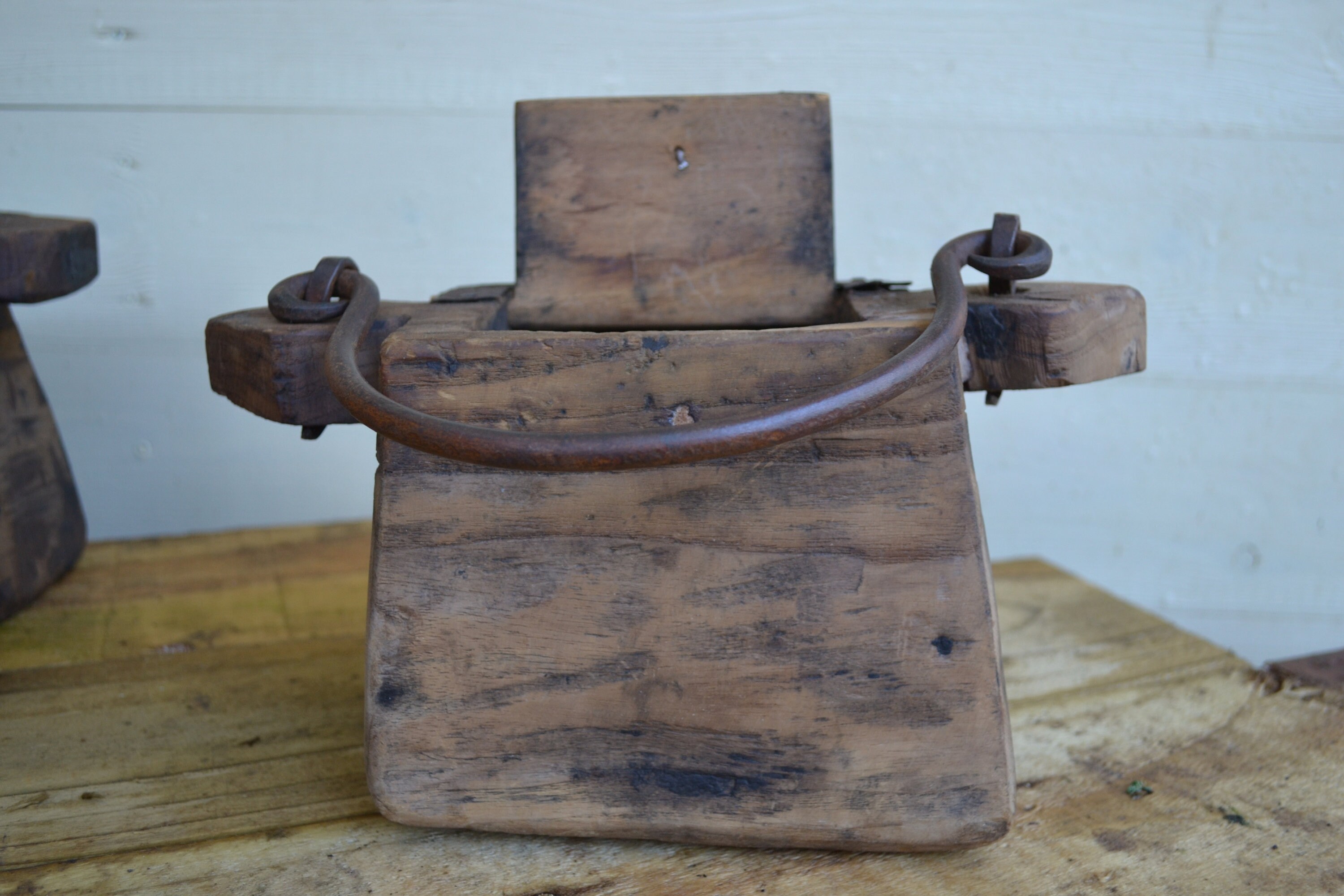 Original Teak Oil Pot / Vintage Vase / Decorative Pot / Planter ...