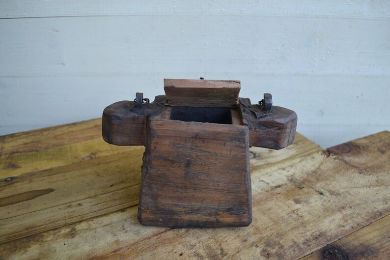 Original Teak Oil Pot / Vintage Vase / Decorative Pot / Planter ...