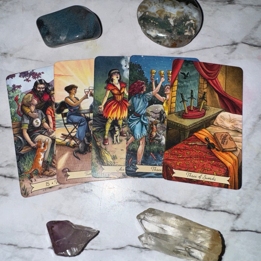 Tarot 3 Card Pull Reading (answering 1 Question) - Etsy