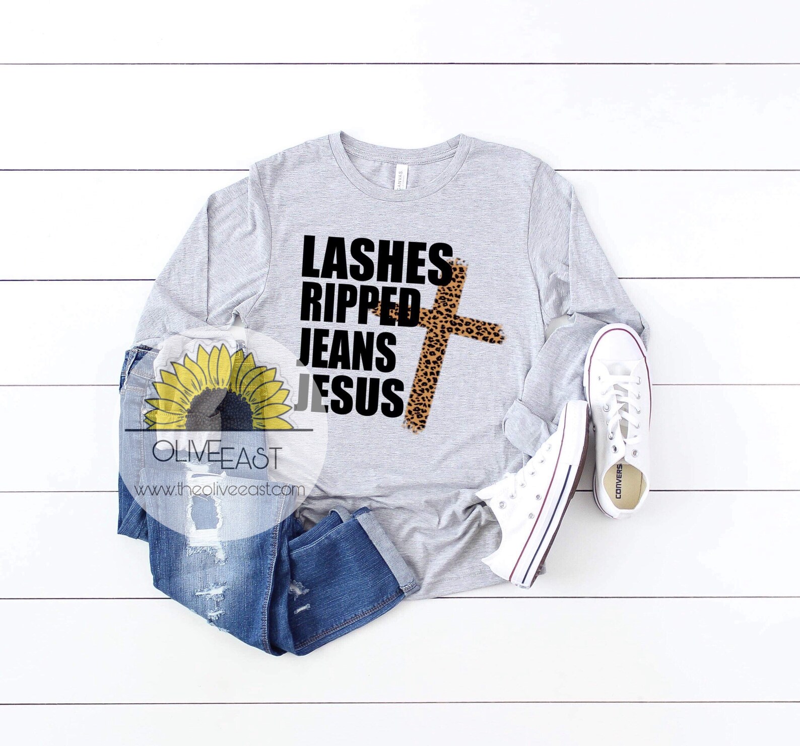 Lashes Ripped Jeans Jesus Leopard Print Cross Digital Download PNG ...