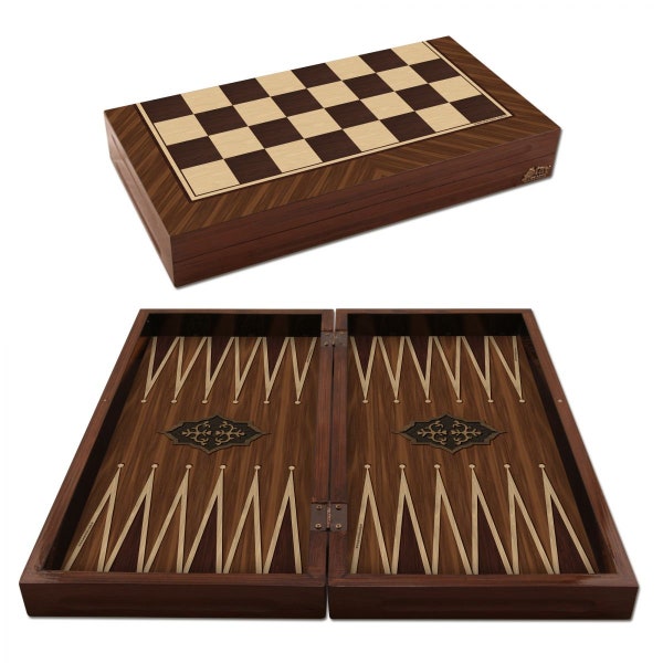 Antique Backgammon Set - Etsy