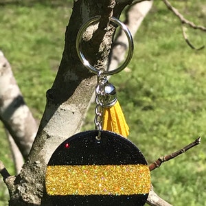 Dispatcher Keychain, Dispatch Keychain, Thin Gold Line, Thin Yellow ...