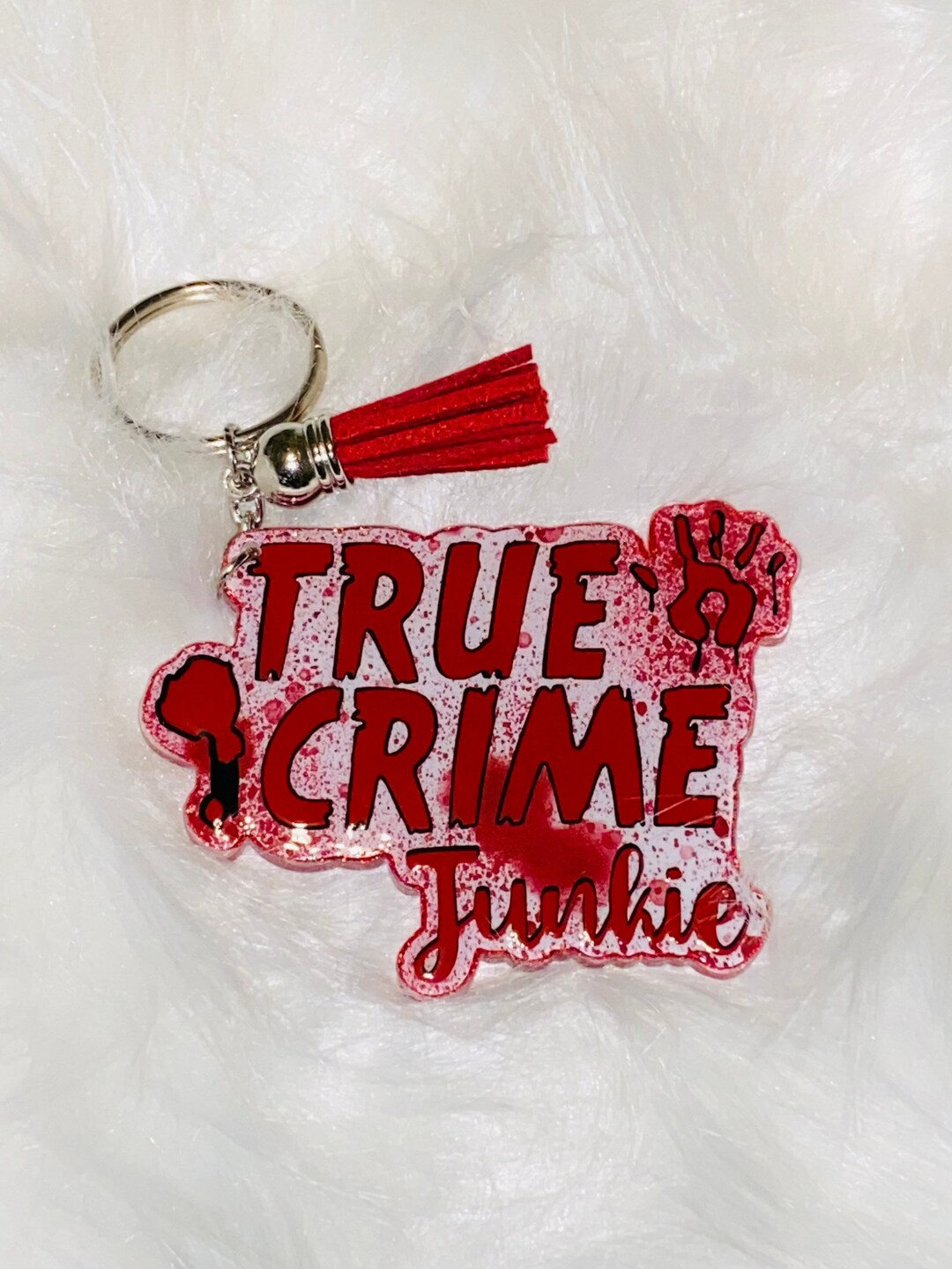 True Crime Junkie Keychain, True Crime Junkie, Murder Shows, True Crime ...