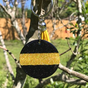 Dispatcher Keychain, Dispatch Keychain, Thin Gold Line, Thin Yellow ...