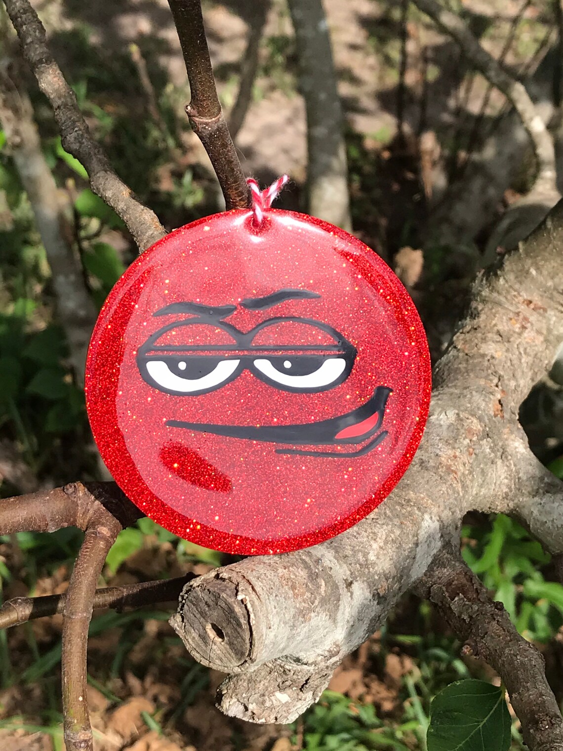 M & M Ornament Red M and M Blue Mnm Blue M N M Mnm - Etsy