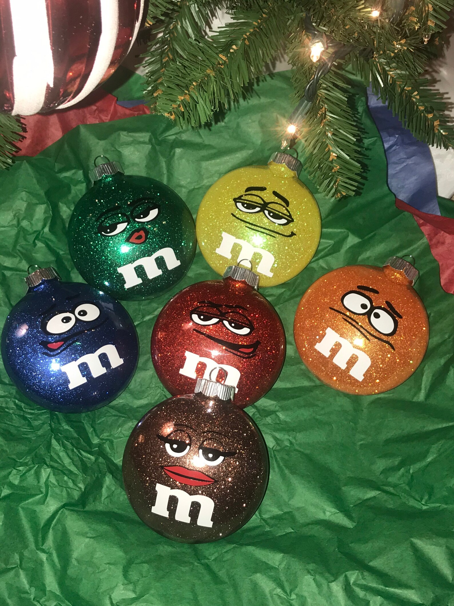 M & M Ornaments M n M Ornaments M and M Ornaments MnM | Etsy