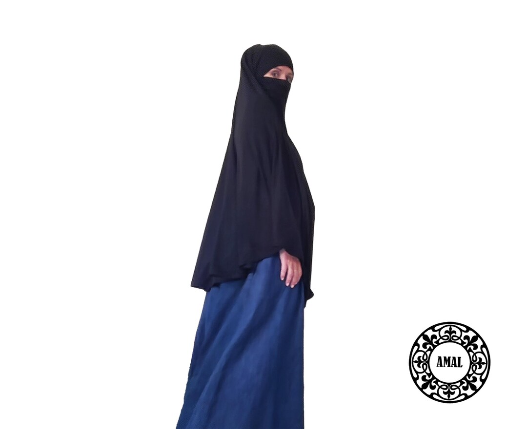 AMAL Muslim Tie-dye Maxi Khimar. Hijab. Women Burka. Abaya. USA H-11 - Etsy