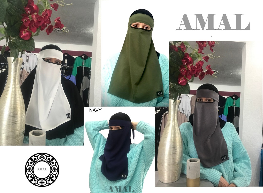 AMAL Niqab Muslim Nikab Women Burka Amira Veil Hijab #16 Islamic Burqa ...