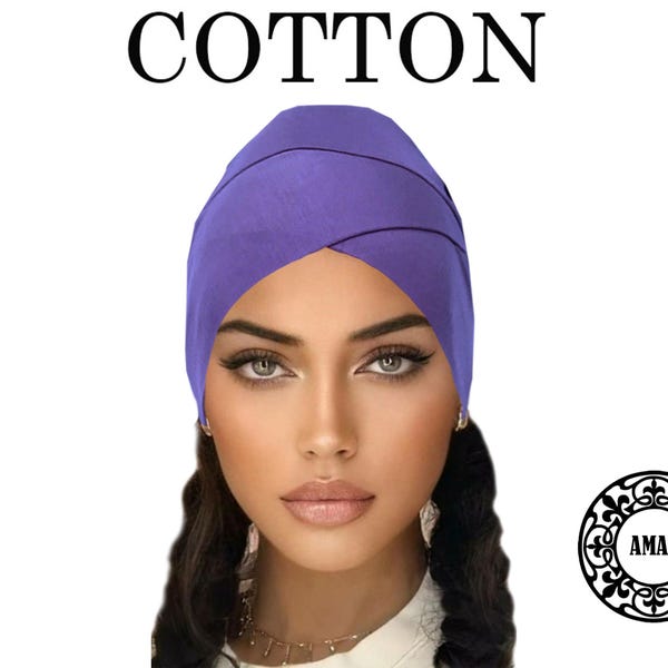 Tie Back Cotton Hijab - Etsy