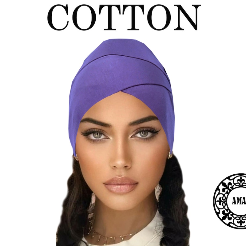 Tie Back Cotton Hijab - Etsy