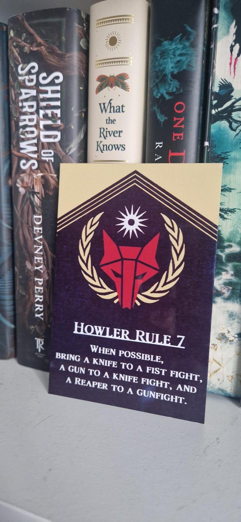 Red Rising Howler Rule 7 Metal Wall Sign (2 Sizes) - Etsy