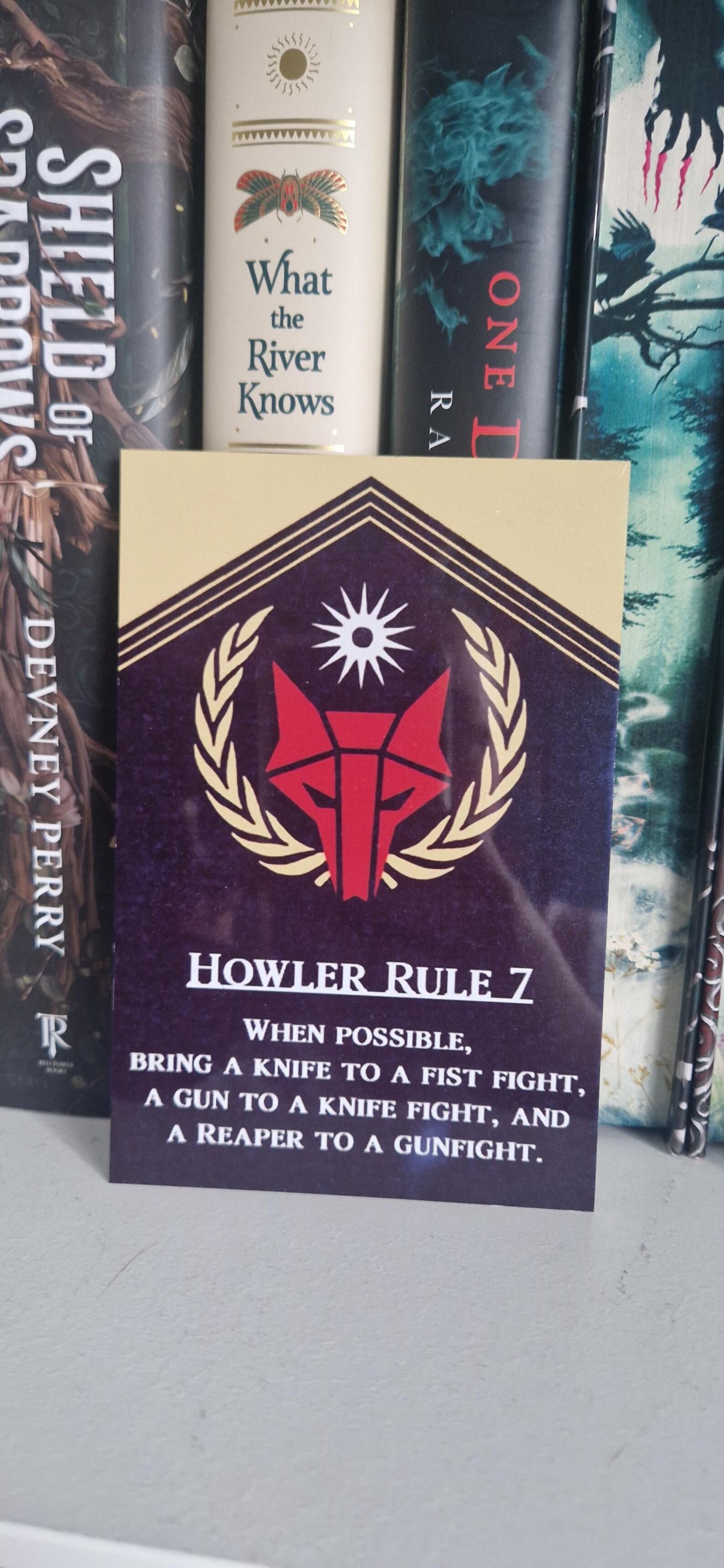 Red Rising Howler Rule 7 Metal Wall Sign (2 Sizes) - Etsy