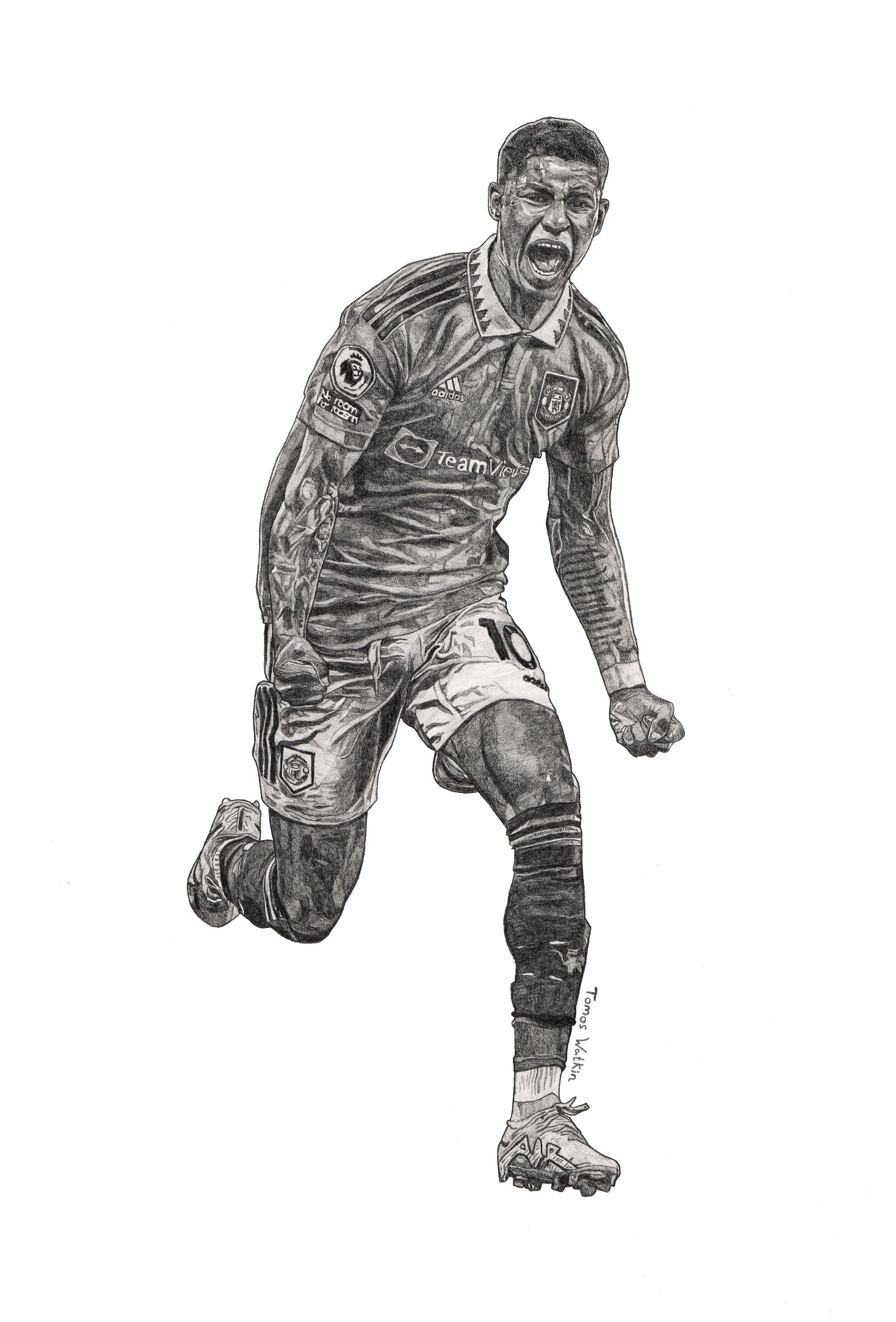 Marcus Rashford A5/A4/A3 Print - Etsy