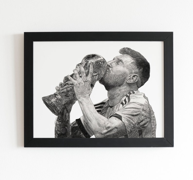 Lionel Messi World Cup Winner Print A5/A4/A3 - Etsy